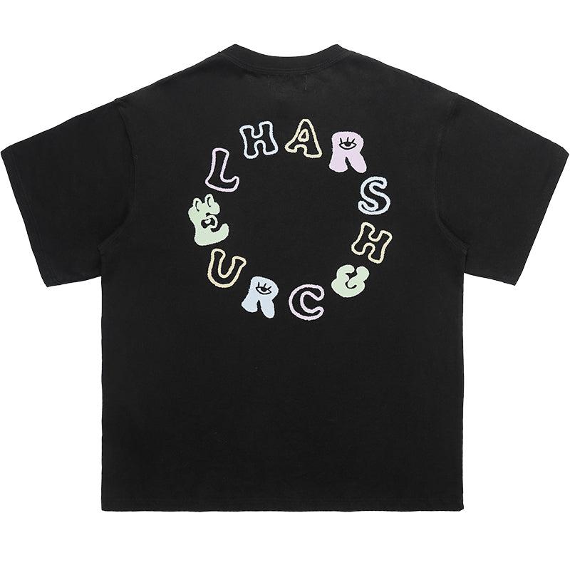 Graffiti Ring Logo Tee – Harsh and Cruel