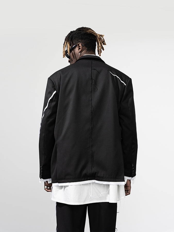 Ripped Loose Suit Jacket – Harsh and Cruel